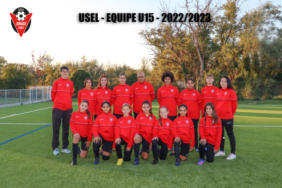U15 féminines de l'USEL - Club de foot féminin et masculin de Jonage